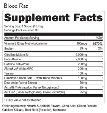 Bucked Up Pre-Workout – Nutrition Central