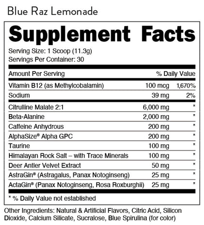 Bucked Up Pre-Workout – Nutrition Central