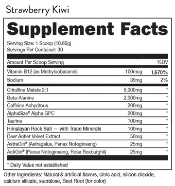 Bucked Up Pre-Workout – Nutrition Central