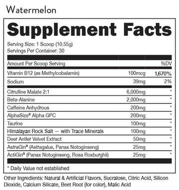 Bucked Up Pre-Workout – Nutrition Central