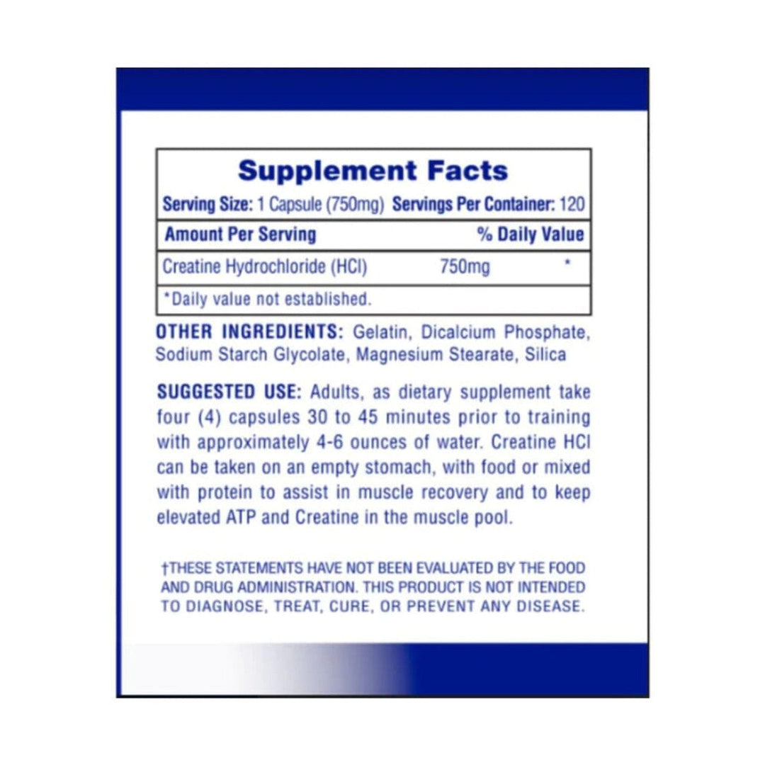 CREATINE HCL – Nutrition Central